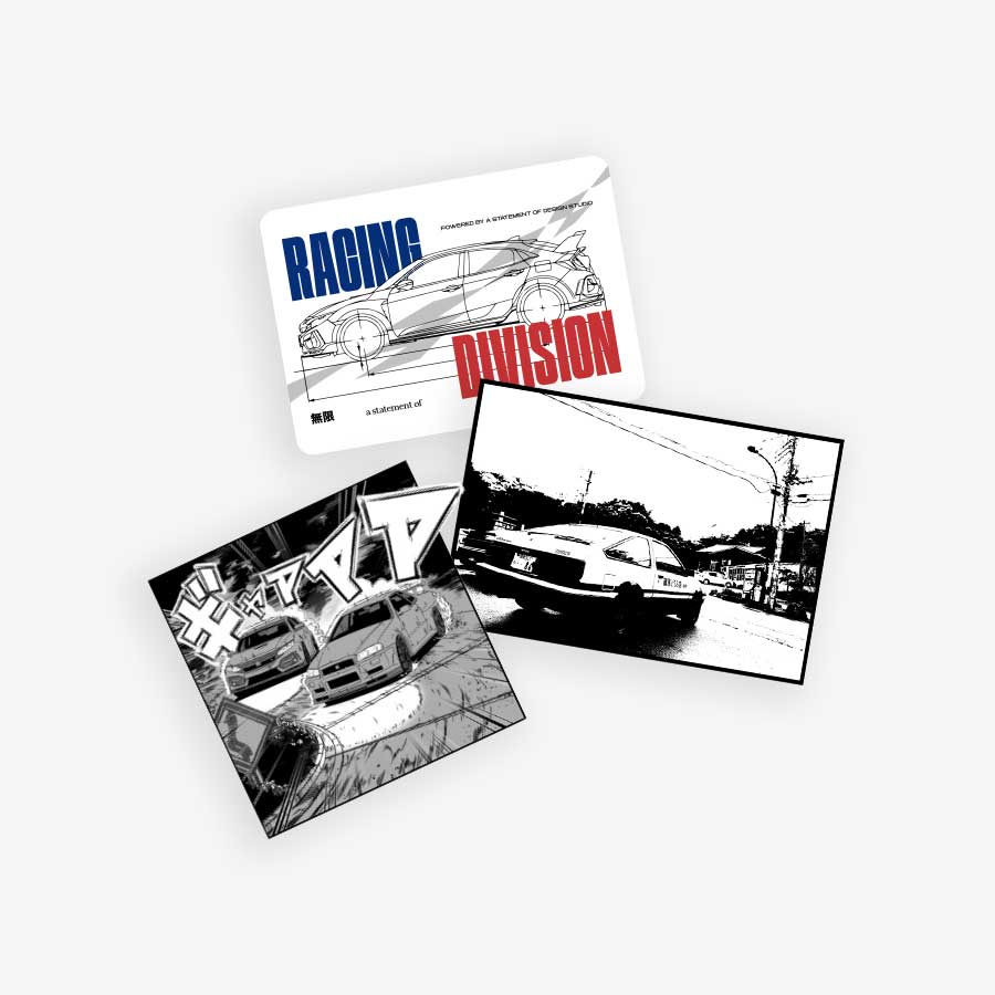 Racing Sticker Pack – a statement of
